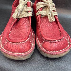 Duckfeet | Shoes | Duckfeet Tonder Red Leather Womens Size 38 758 Lace ...